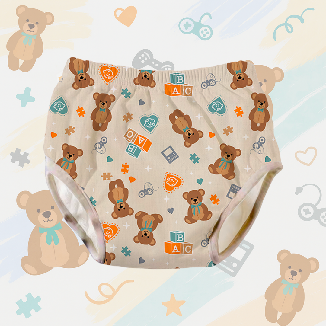 Mutandina d’Apprendimento – Teddy l'Orsetto 🐻 – Mutande dei Marmocchi
