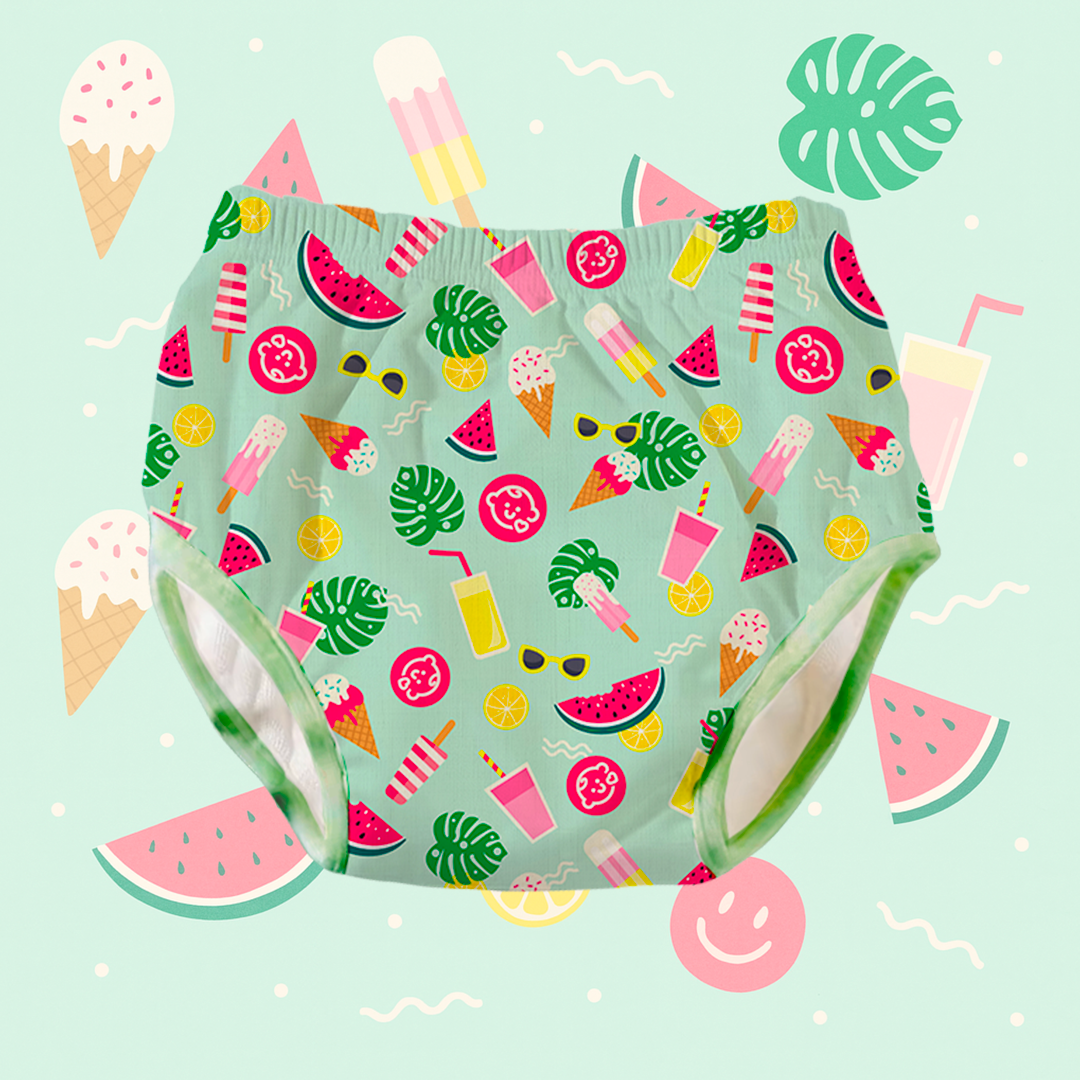 Mutandina d’Apprendimento – Sole e Angurie 🍉 – Mutande dei Marmocchi